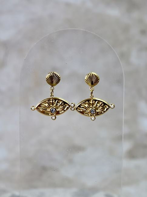 Shell Studs - Freya – Home and Afar